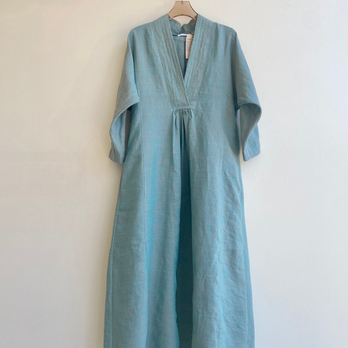 Zero Waste Pale Blue Caftan Dress – Made X Hudson