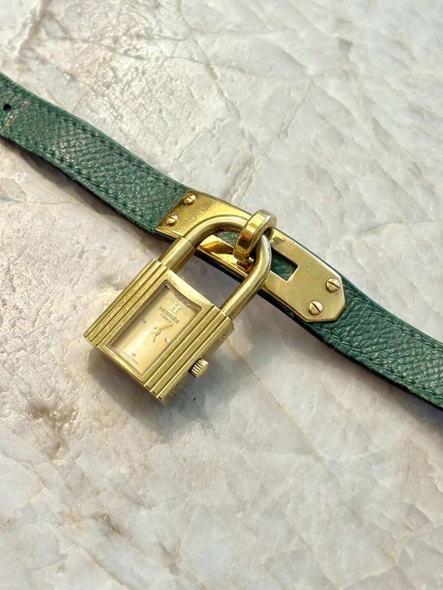Hermes | Gold Padlock Kelly Watch (Vintage) – Made X Hudson