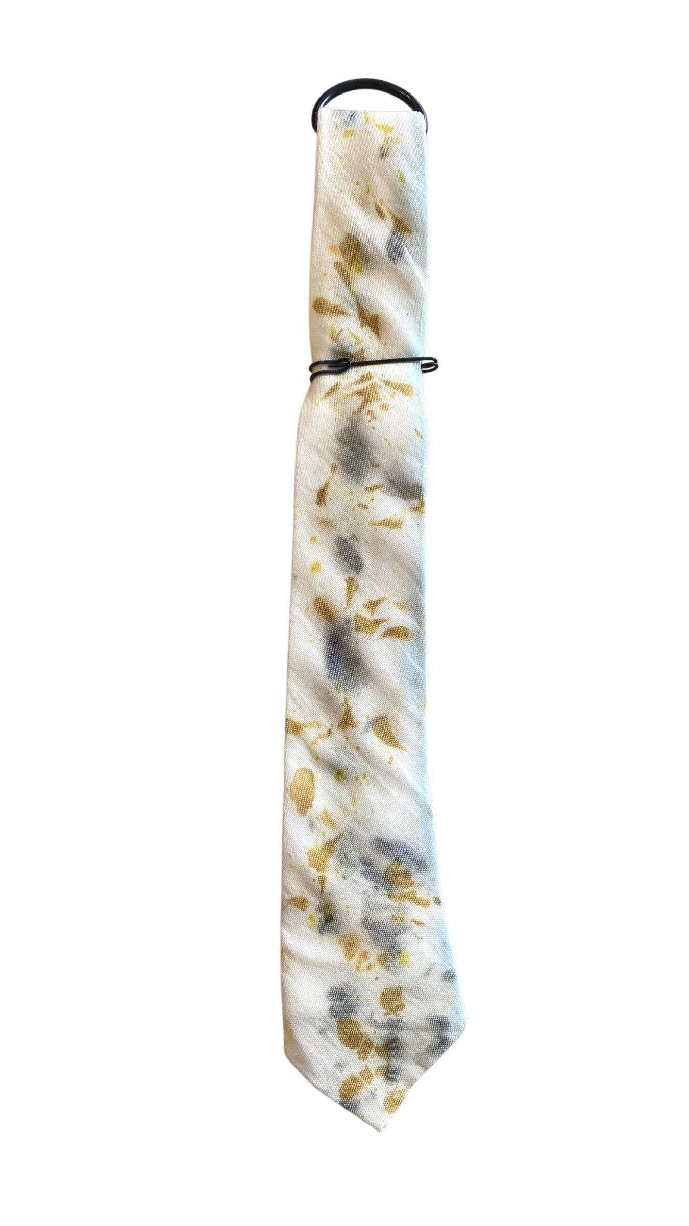 White Multi Squiggy Skinny Tie (Reworked) – Made X Hudson