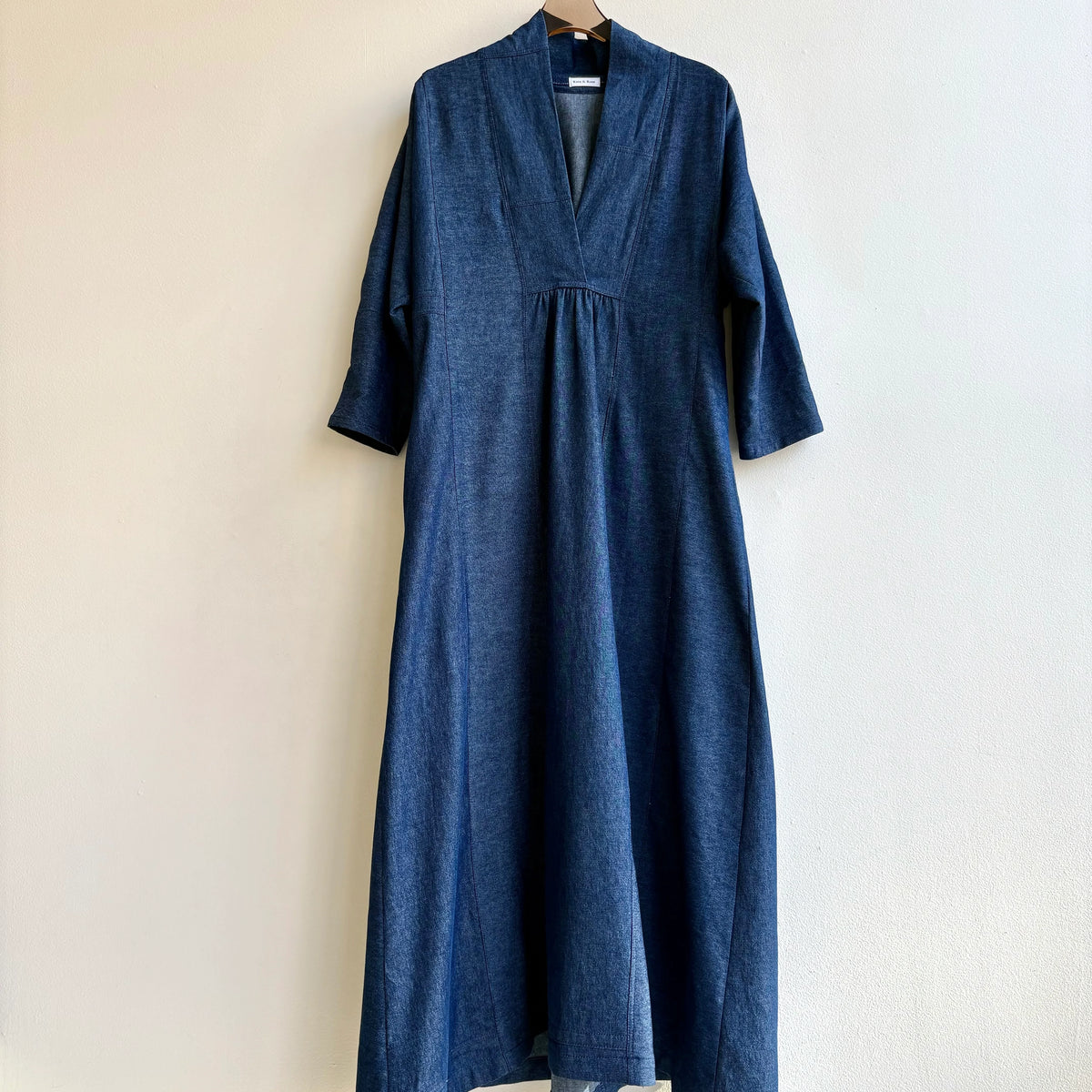 Denim Blue Zero Waste Caftan Dress – Made X Hudson