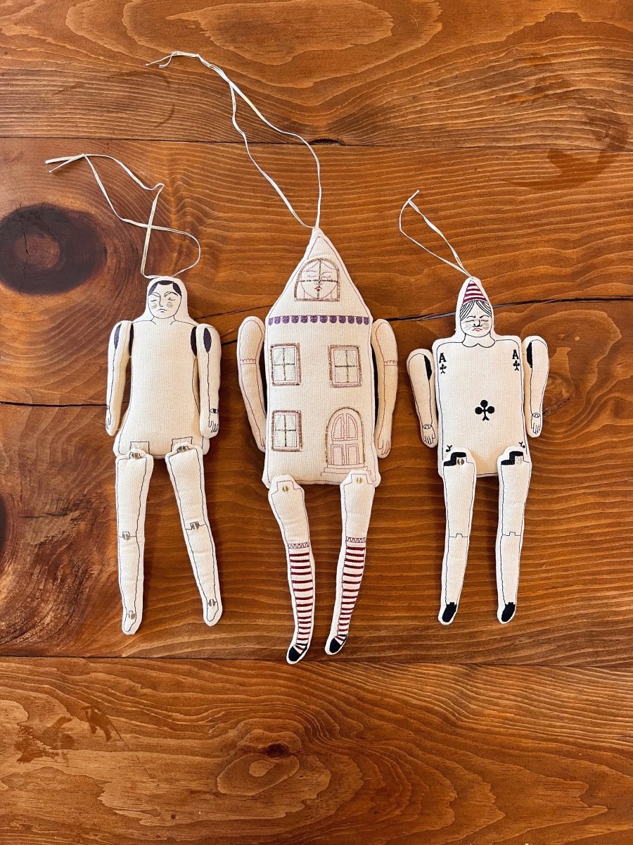 Embroidered Cotton Hanging Dolls – Made X Hudson